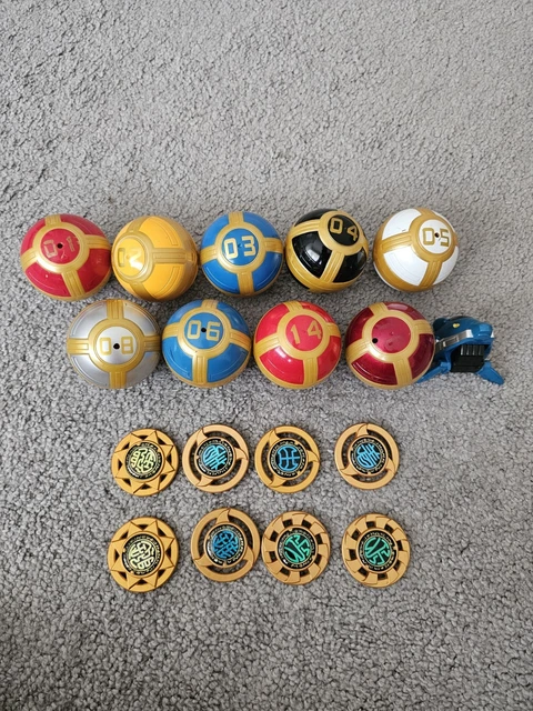 POWER RANGERS NINJA Storm / Hurricaneger Power Spheres And Power Disks ...