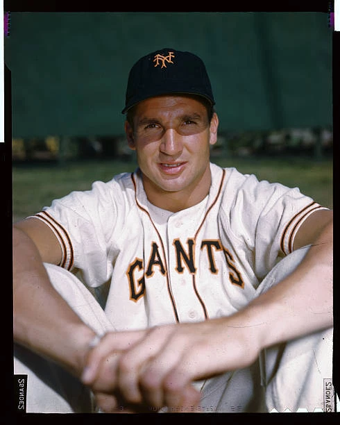 NEW YORK GIANTS Baseball Player Bobby Thomson - Bobby Thomson - 1953 ...