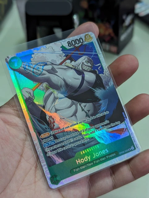 ONE PIECE CARD Game TCG OP06-035 Hody Jones Special Holo Rare Green Character $11.00 - PicClick AU