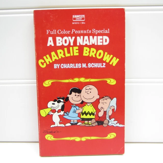 A BOY NAMED Charlie Brown - Vintage 1971 Peanuts Paperback Book ...