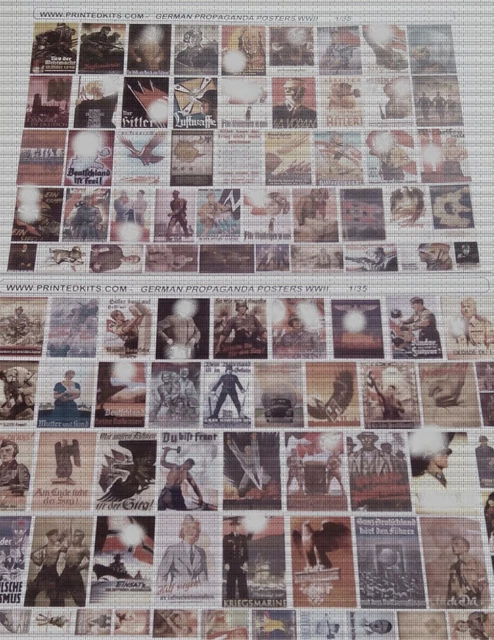 GERMAN PROPAGANDA POSTERS Wwii Second World War 1/35 £5.23 - PicClick UK