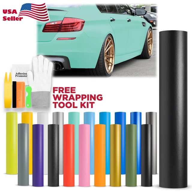 PREMIUM MATTE COLORS Vinyl Car Auto Wrap Sticker Decal Bubble Free Air ...