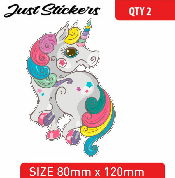 Cute Unicorn Sticker Car Sticker Bumper Sticker Bike Window Laptop