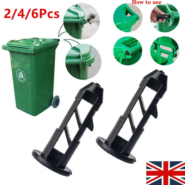 BINS WHEELIE BIN Lid Hinge Pins Fixing Plastic Hinge Pins Plastic Plug ...