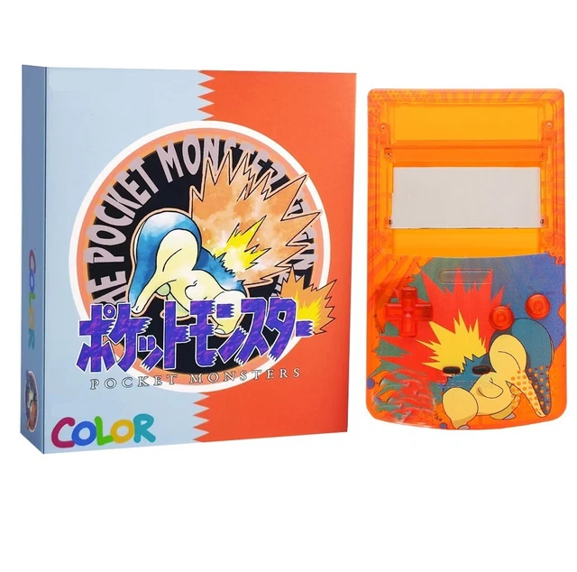 NINTENDO CYNDAQUIL POKEMON Complete Shell Kit Game Boy Color Housing ...