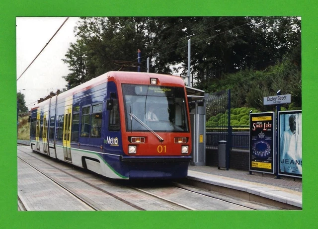 TRAM PHOTO ~ Midland Metro 01 - 1990s AnsaldoBreda T69 - Dudley St, W ...