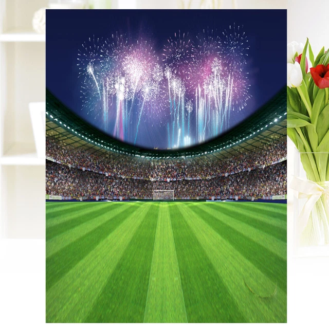 PHOTO STUDIO BACKGROUND Football Field Cloth Photography Background ...