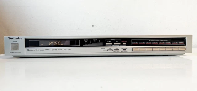 TECHNICS ST-Z450 FM / AM Stereo Tuner quartz synthesizer radio 1985 vintage Hifi EUR 36,00 ...