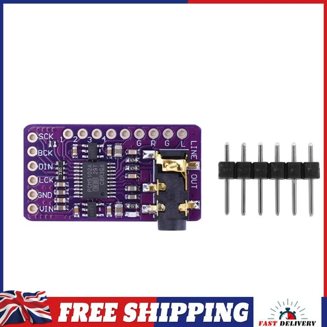 I2S IIS DAC Decoder Lossless Digital Audio DAC Decoder Module for Raspberry Pi £7.43 - PicClick UK