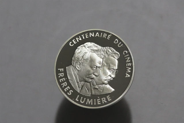 🧭🇫🇷FRANCE 100 FRANCS 1994 Silver Proof Lumiere Brothers Melt Value $31.32 B88 $35.00 - PicClick CA