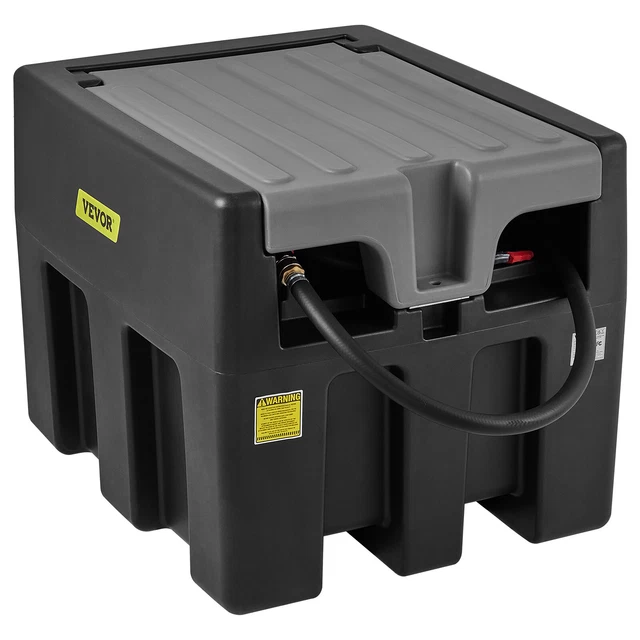 VEVOR PORTABLE DIESEL Tank 58 Gal Diesel Fuel Tank with 12V Transfer ...
