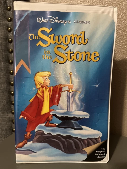 WALT DISNEY CLASSIC The Sword in the Stone (VHS, 1998) Black Diamond ...
