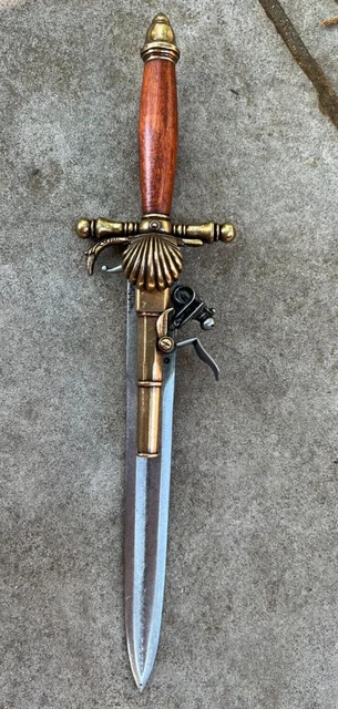 NEW DENIX 18TH Century French Dagger Pistol Replica PROPS - COSPLAY £62 ...