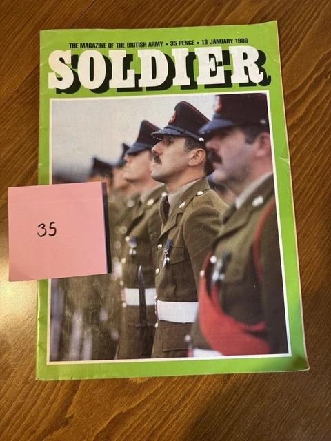SOLDIER THE BRITISH Army Magazine January 1986 £5.92 - PicClick UK