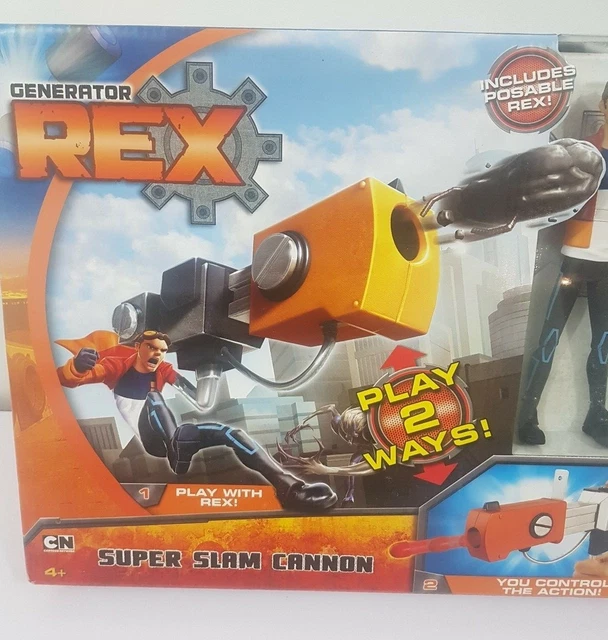 MATTEL CARTOON NETWORK Generator Rex Super Slam Cannon Action Figure ...