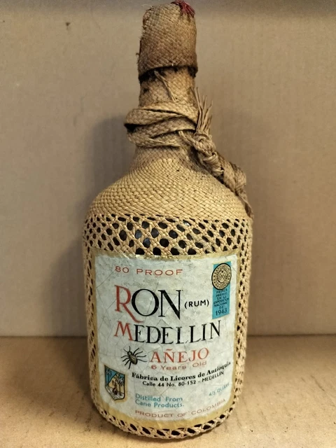 RARO ANTICO RON Medellin Anejo 6 Anos Rum Colombia Rhum 75cl (Livello ...