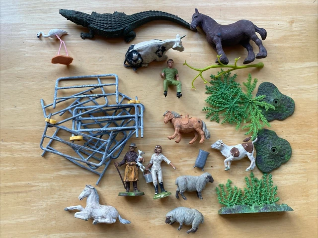 VINTAGE BRITAINS FARM ZOO ANIMALS Plastic Figures Job Lot Bundle 1960 ...