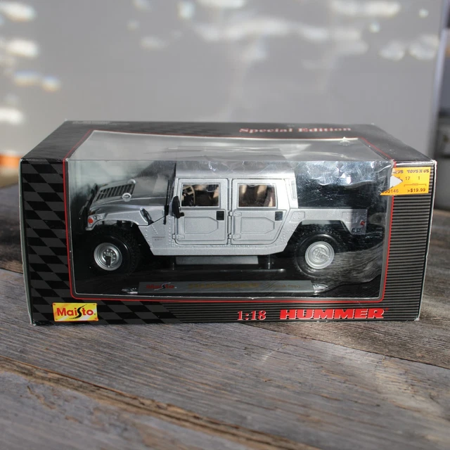 MAISTO HUMMER HARD Top 4x4 1:18 Scale Diecast Model Truck Military ...