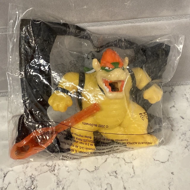 FIRE BREATHING BOWSER The Super Mario Bros Movie #7 McDonald’s Toy 2022 ...