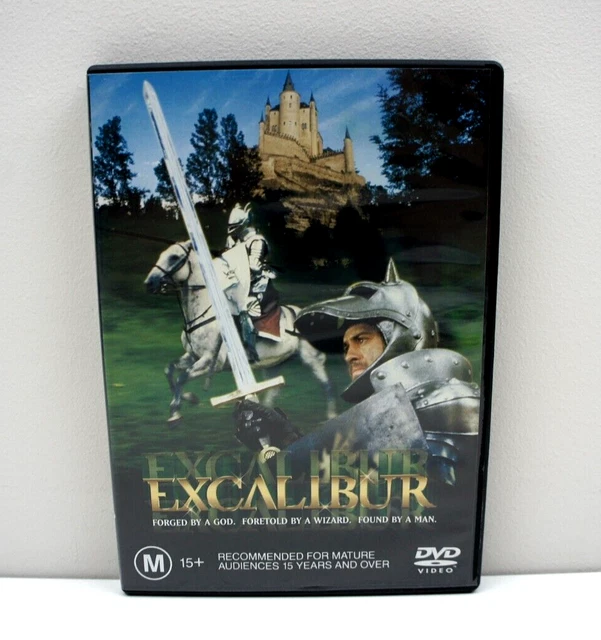 EXCALIBUR DVD 1981 King Arthur Helen Mirren Region 4 PAL - Free Postage ...