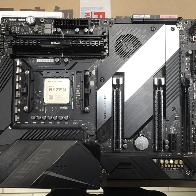 ASUS ROG CROSSHAIR VIII HERO Motherboard Bundle | Ryzen 7 5800X | 16GB ...