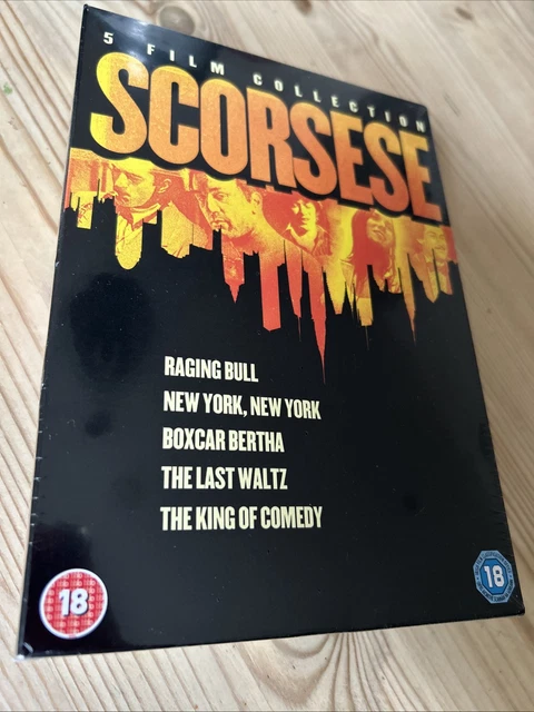 MARTIN SCORSESE DVD Collection Box Set 5 Films, Raging Bull, King Of ...