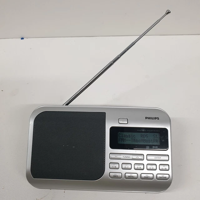 PHILIPS AE4800/05 DAB / FM Portable Radio, Silver £17.99 - PicClick UK