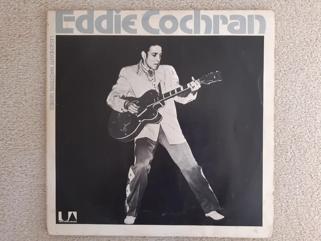 EDDIE COCHRAN ~ RARE LEGENDARY MASTERS SERIES DOUBLE ALBUM ~ 12" Double ...