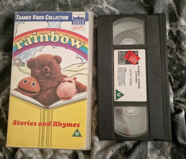 RAINBOW STORIES AND Rhymes Geoffrey Bungle Zippy Pal Vhs Video Kids ...