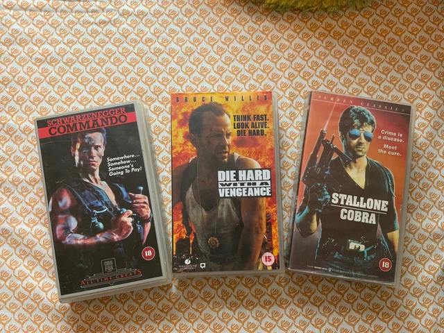 X3 ACTION FILMS Cobra Die Hard Commando VHS Video Cassette Tape ...