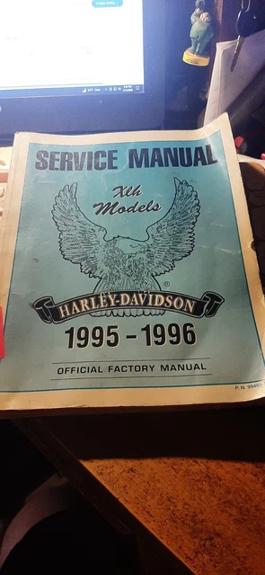 HARLEY DAVIDSON FACTORY manual 1995-96 xlh model service manual £32.66 - PicClick UK