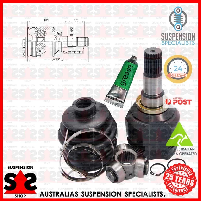 TRANSMISSION SIDED CV Joint Kit, Drive Shaft Suit TOYOTA Corsa 1.5 (EL43_, $128.77 - PicClick AU