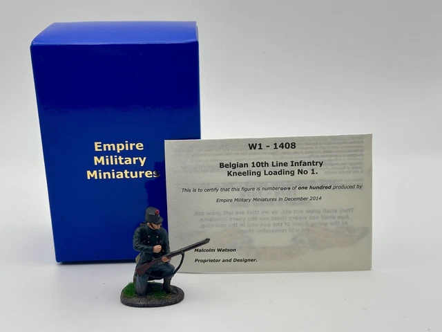 EMPIRE MILITARY MINIATURES WW1-A STADDEN-BELGIAN 10TH LINE INFANTRY ...