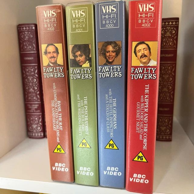 VINTAGE FAWLTY TOWERS VHS Set BBC Video Collection | Retro British Tv ...