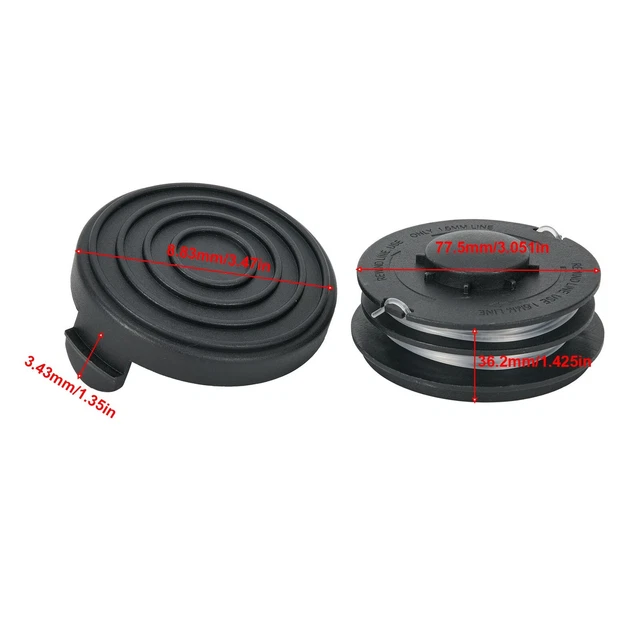 SOLID SPOOL HEAD for EINHELL GCET 4530 Electric Lawn Trimmer 5 Coils 1 ...
