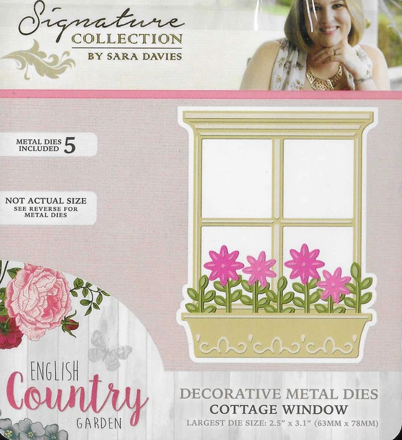 CRAFTER'S COMPANION COTTAGE Window Cutting Die Set for cardmaking ...