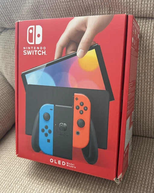 NINTENDO SWITCH OLED Model HEG-001 Handheld Console - 64GB - With 256GB ...