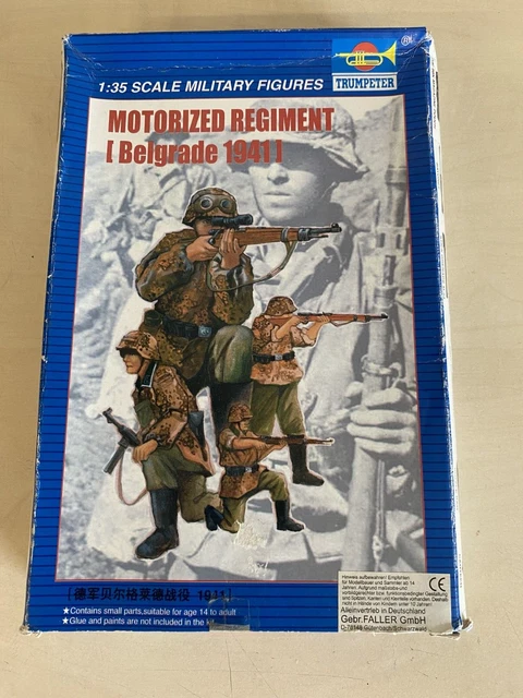 TRUMPETER 00403 1:35 Motorized Regiment (Belgrade 1941) ungebaut und ...