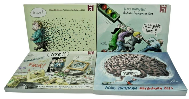 KLAUS STUTTMANN POLITISCHE Karikaturen Is Was Jetzt gehts los Zurück ...