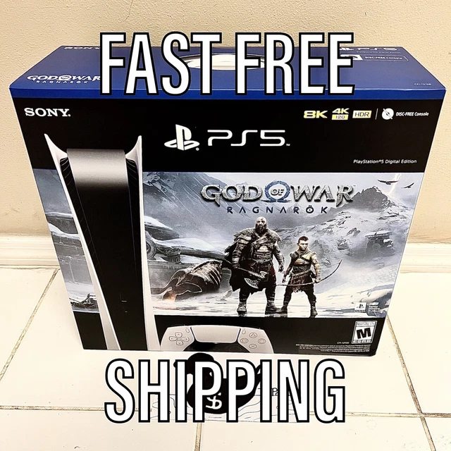SONY PLAYSTATION 5 Digital Edition Console God of War Ragnarok Bundle ... SONY PLAYSTATION 5 Digital Edition Console God of War Ragnarok Bundle ...