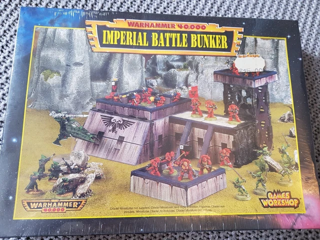GAMES WORKSHOP WARHAMMER 40,000 40K Imperial Battle Bunker Scenery ...