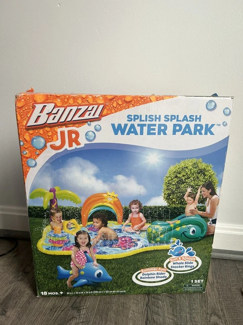 JR. SPLISH SPLASH Water Park Outdoor Summer Play Center Ages 18 Months ...