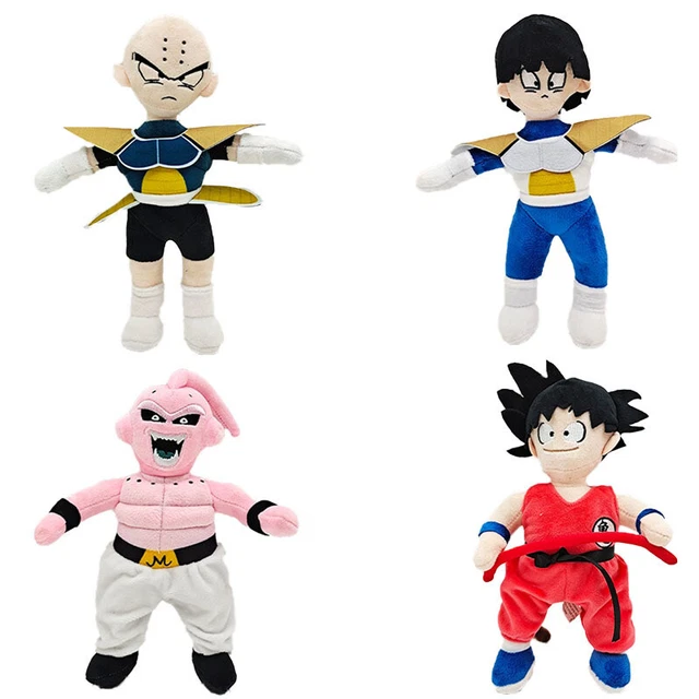 DRAGON BALL Z Super Saiyan Goku Goten Vegeta Piccolo Majin Buu Plush ...