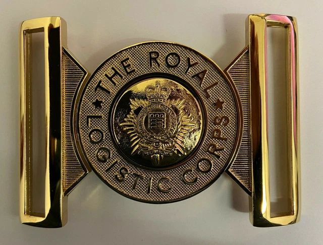 RLC STABLE BELT Buckle Genuine British Army Royal Logistic Corps ...