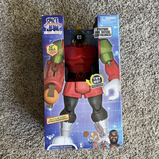 SPACE JAM A New Legacy MARVIN the Martian 12" Talking Robot 2021 Moose ...