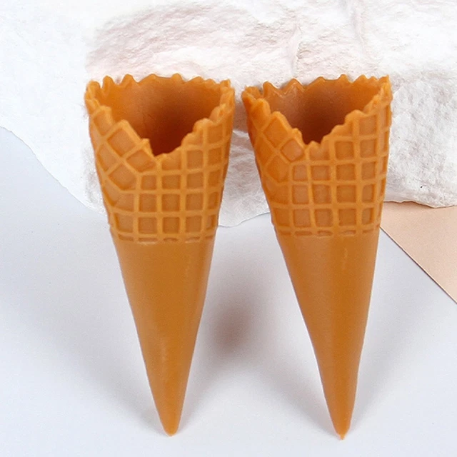 12 PCS FAKE Ice Cream Cone Mini Toy Simulated Model Cones Miniature $20 ...