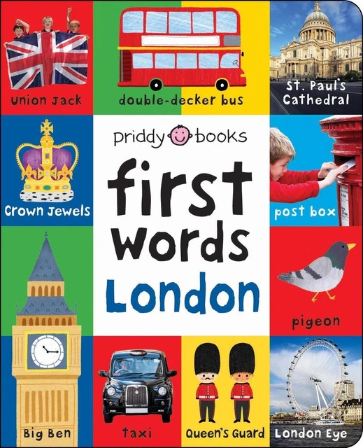 FIRST WORDS LONDON by Priddy Books Board Book Book $18.90 - PicClick AU