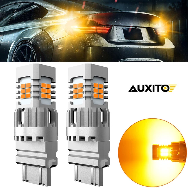 AMBER LED 3157 Turn No Signal Flash Hyper Light for Chevy 1500 ...