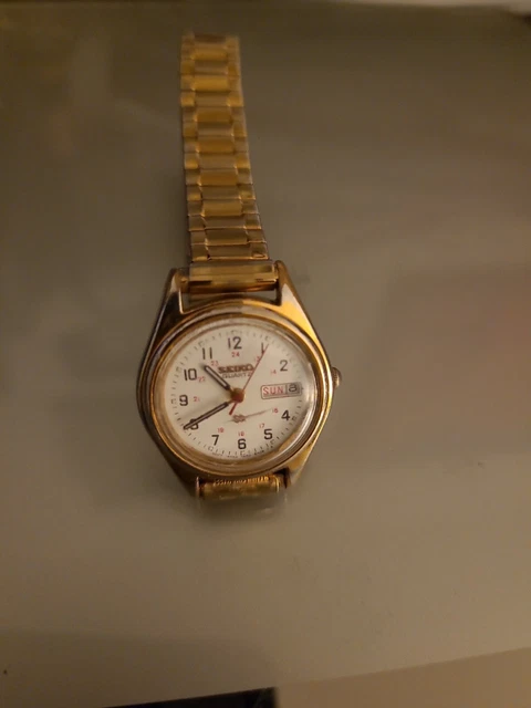 VINTAGE SEIKO SQ Quartz Railroad Approved Gold Tone Women’s Watch $50.00 - PicClick CA