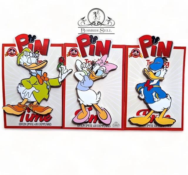 SET 3 PIN Disney Donald Daisy / Pin Trading Time PTT - EL 400 ...